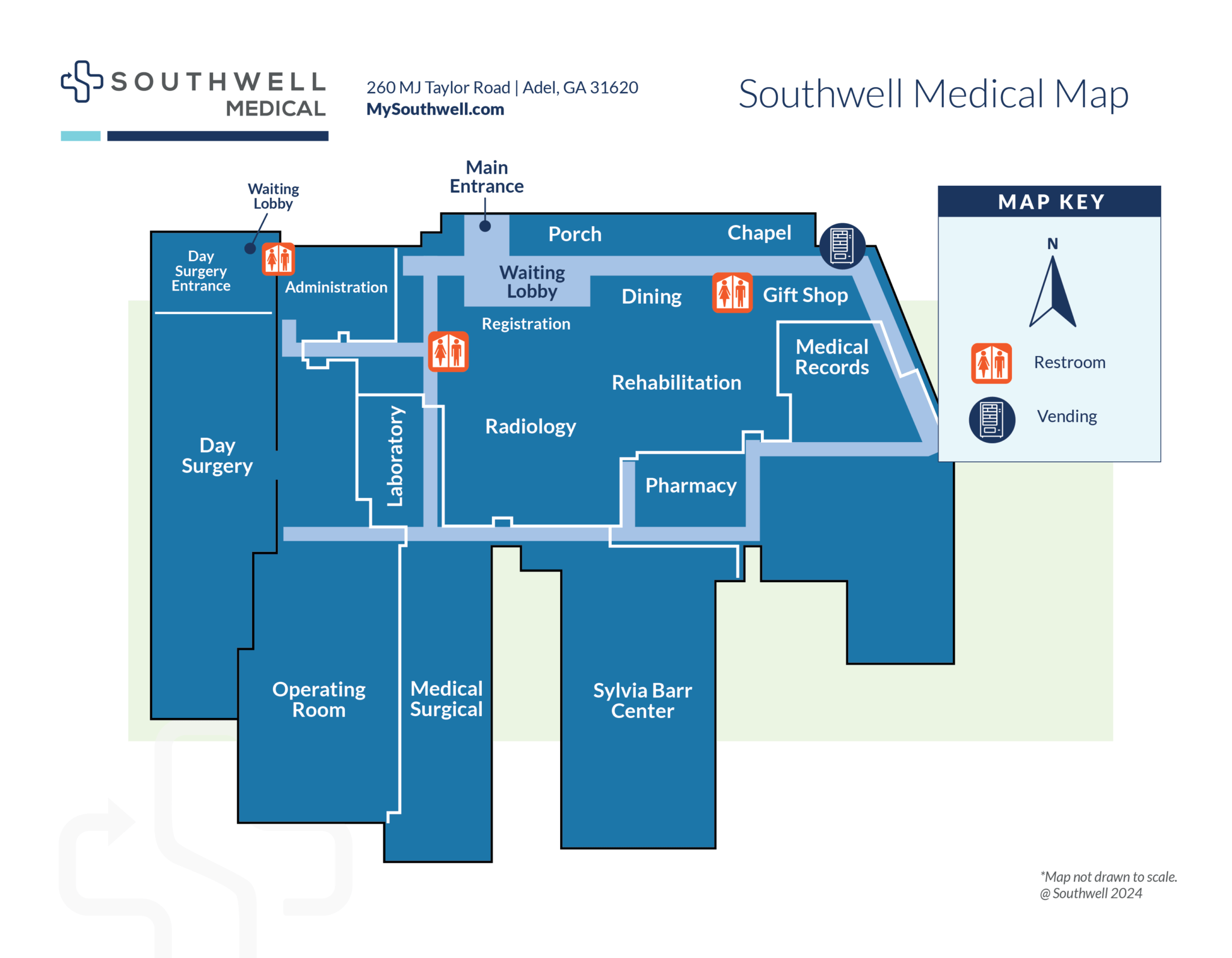 Patient Maps and Navigation - Southwell