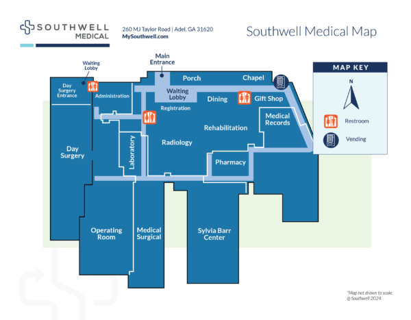 Patient Maps and Navigation - Southwell